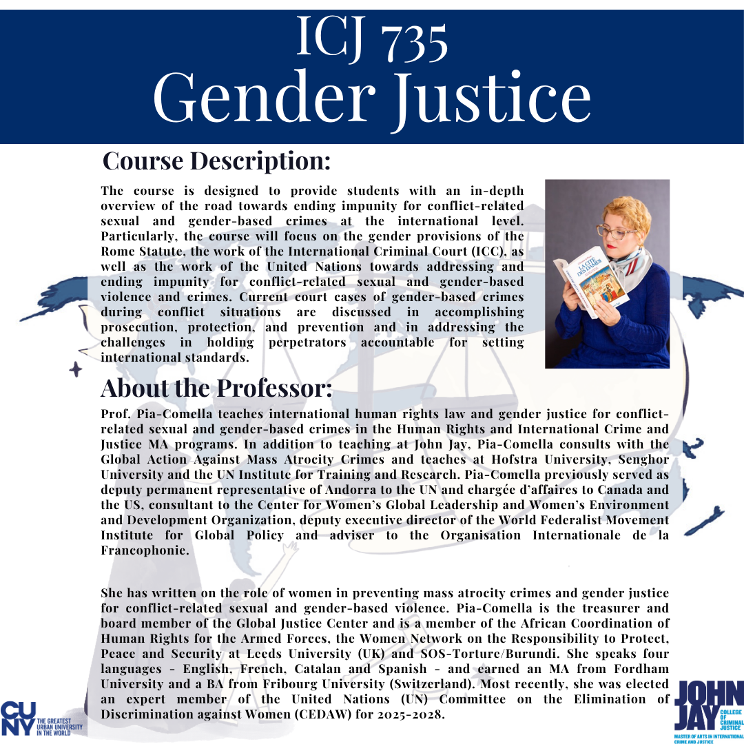 Summer and Fall 2025 Courses | John Jay College of Criminal Justice