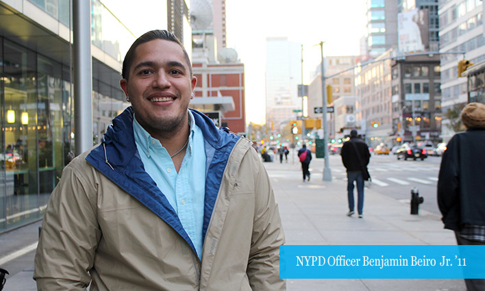 NYPD Officer Benjamin Beiro Jr. ’11 Saves A Marathon Runner’s Life ...