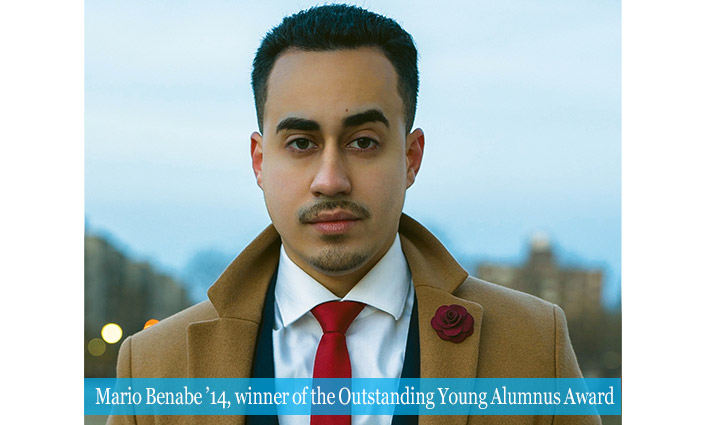 The Outstanding Young Alumnus Award Winner Mario Benabe ’14 Teaches For ...