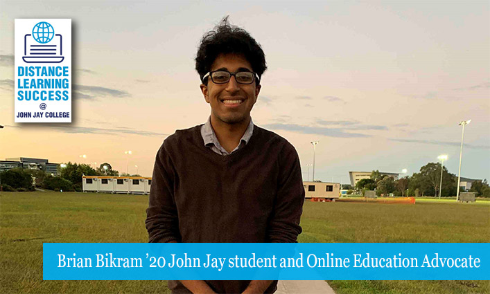 Brian Bikram ’20 Academically Thrives with Distance Learning | John Jay ...