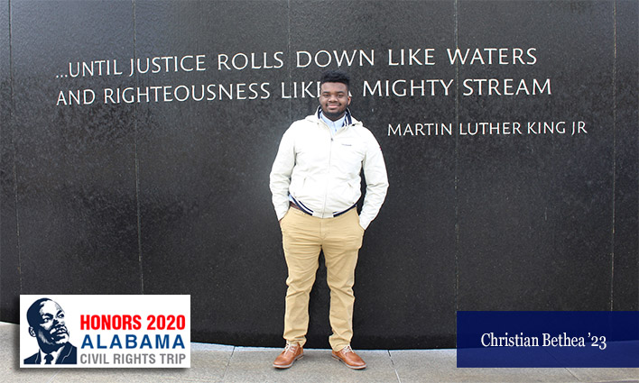 Honors 2020 Alabama Civil Rights Trip: A Letter to MLK from Christian ...
