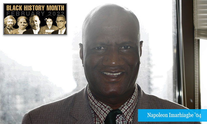 Black History Month 2022: Napoleon Imarhiagbe ’04 Shares his Insight on Mental Health and the ...