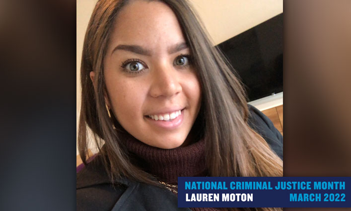 National Criminal Justice Month: Lauren Moton ’23 Empowers Victims of ...