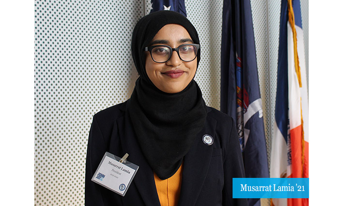 Student Council President Musarrat Lamia ’21 Helps Elevate Student ...
