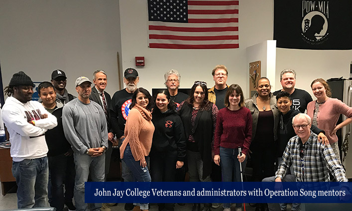 Operation Song Gives Voice To Veterans | John Jay College of Criminal ...