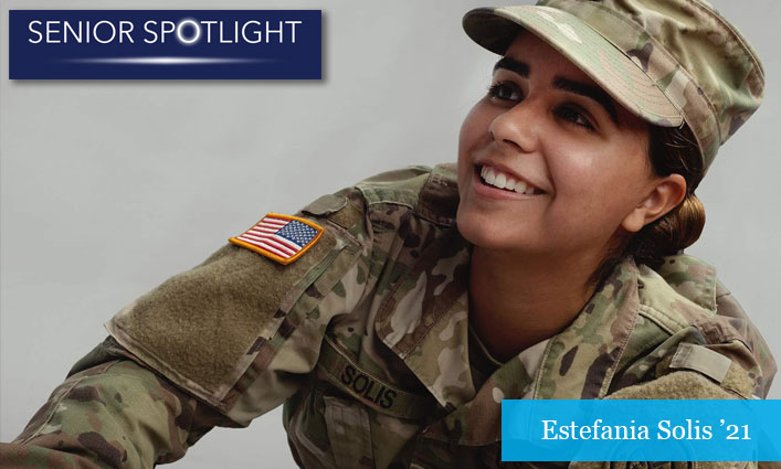Senior Spotlight: National Guardswoman Estefania Solis ’21 Earns Her Degree While Working in a ...