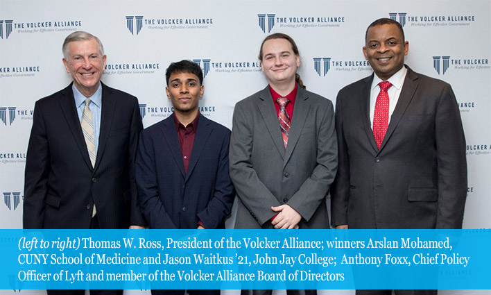 Jason Waitkus ’21 Wins the Paul A. Volcker Careers in Government Essay ...