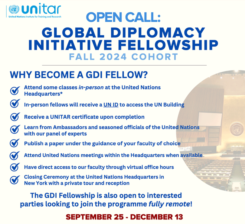 UNITAR Global Diplomacy Initiative program | John Jay College of ...